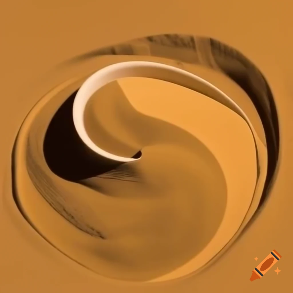 Custom stainless steel hourglass container in desert yellow and brown ...