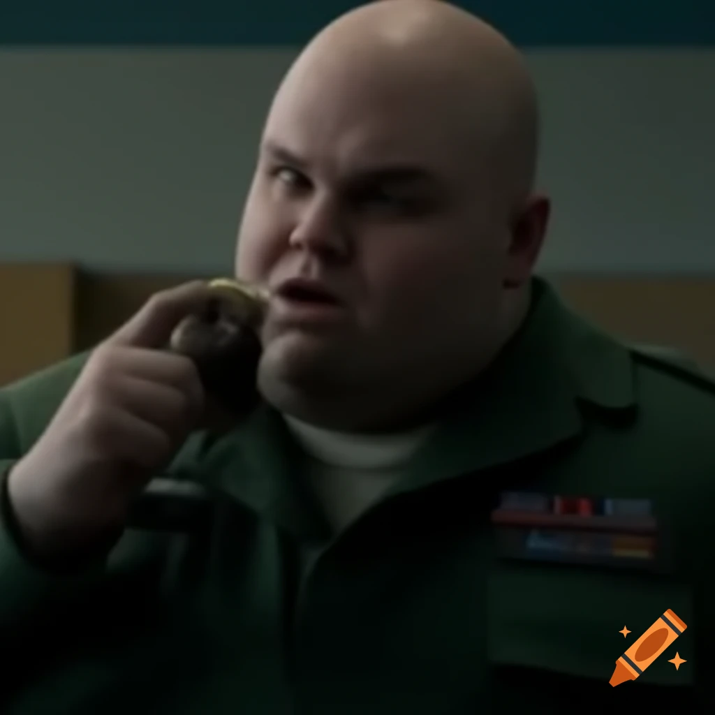 Fat character causing chaos and transforming in imaginative scene on ...