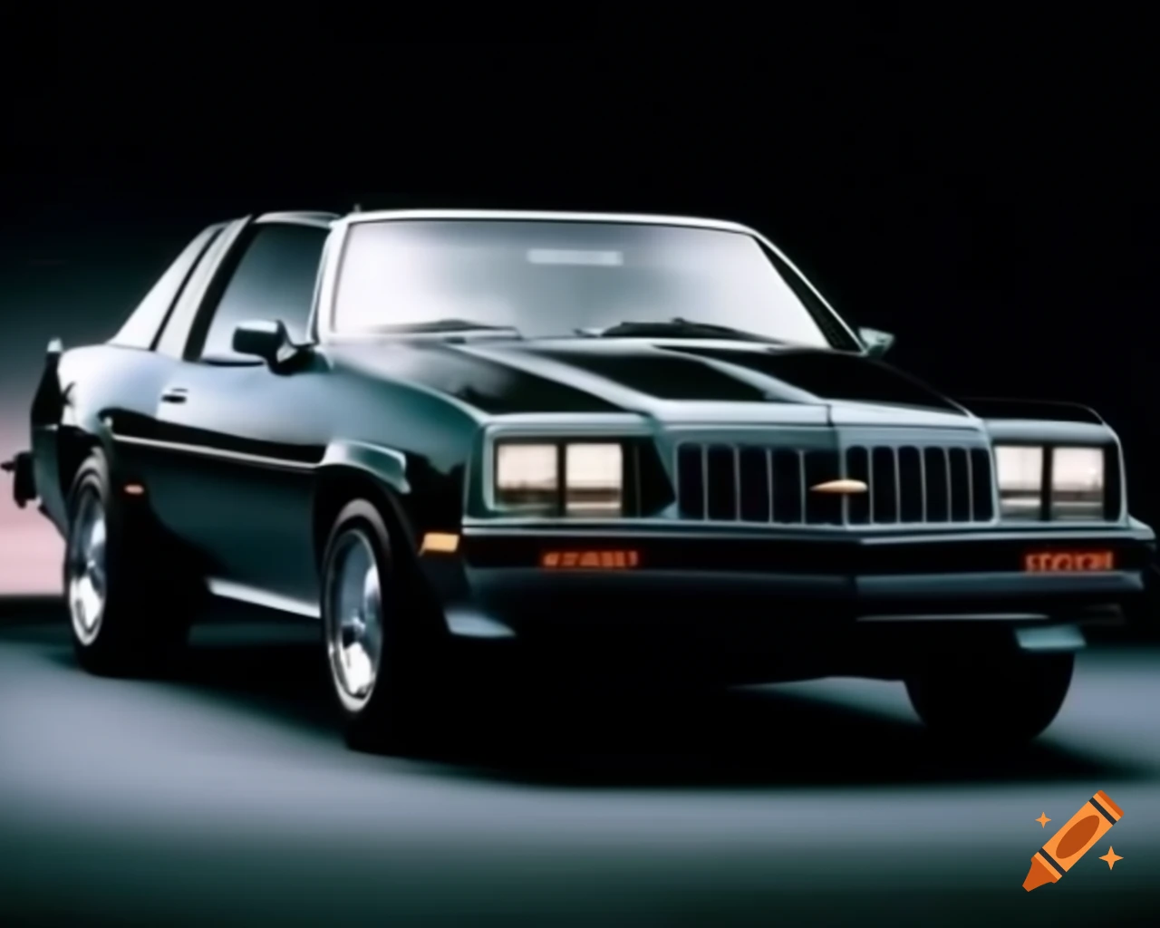 1985-era car combining chevrolet and ford design features with boxy ...