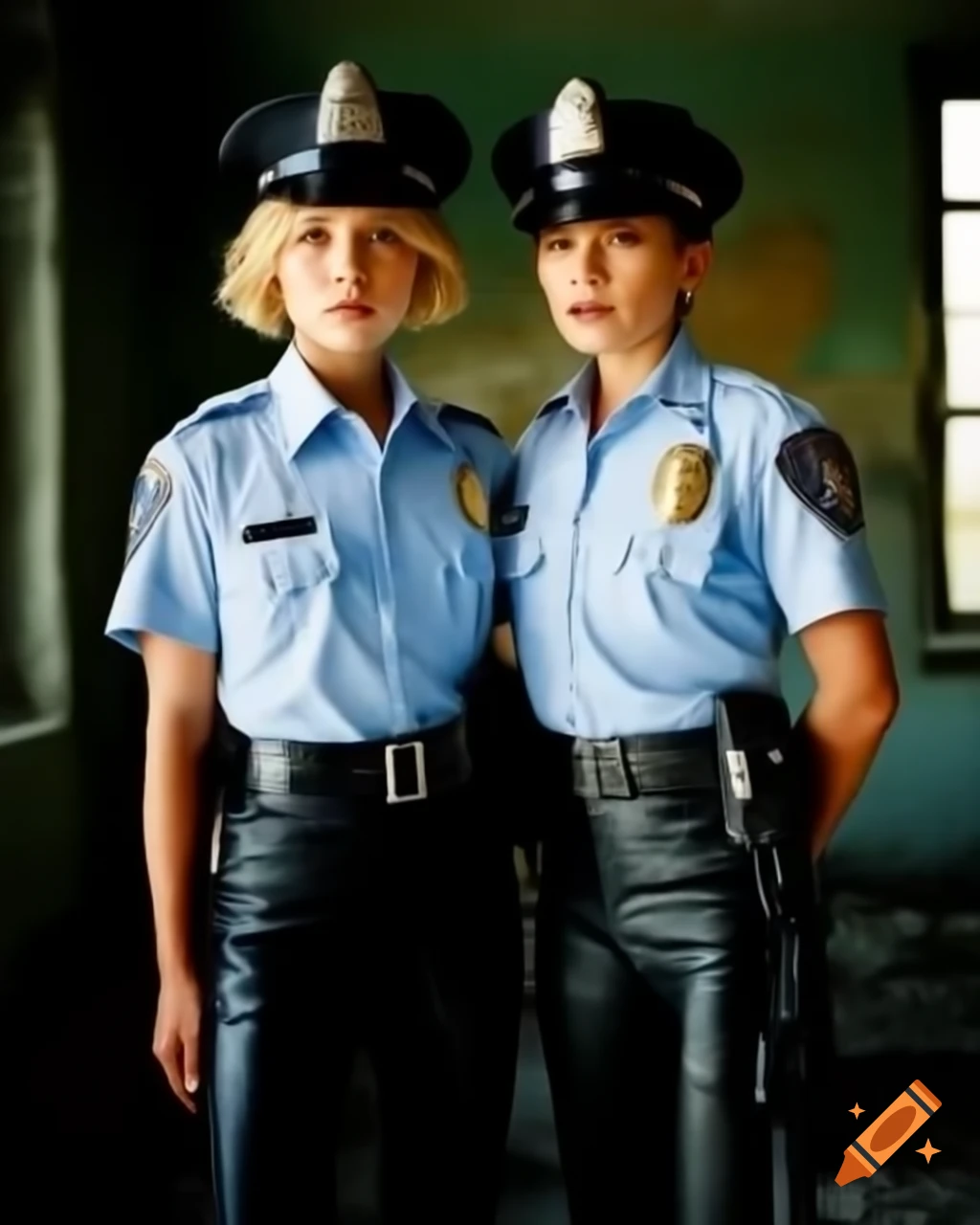 Portrait of blonde actress twins Ashley Olsen and Mary-Kate Olsen as ...