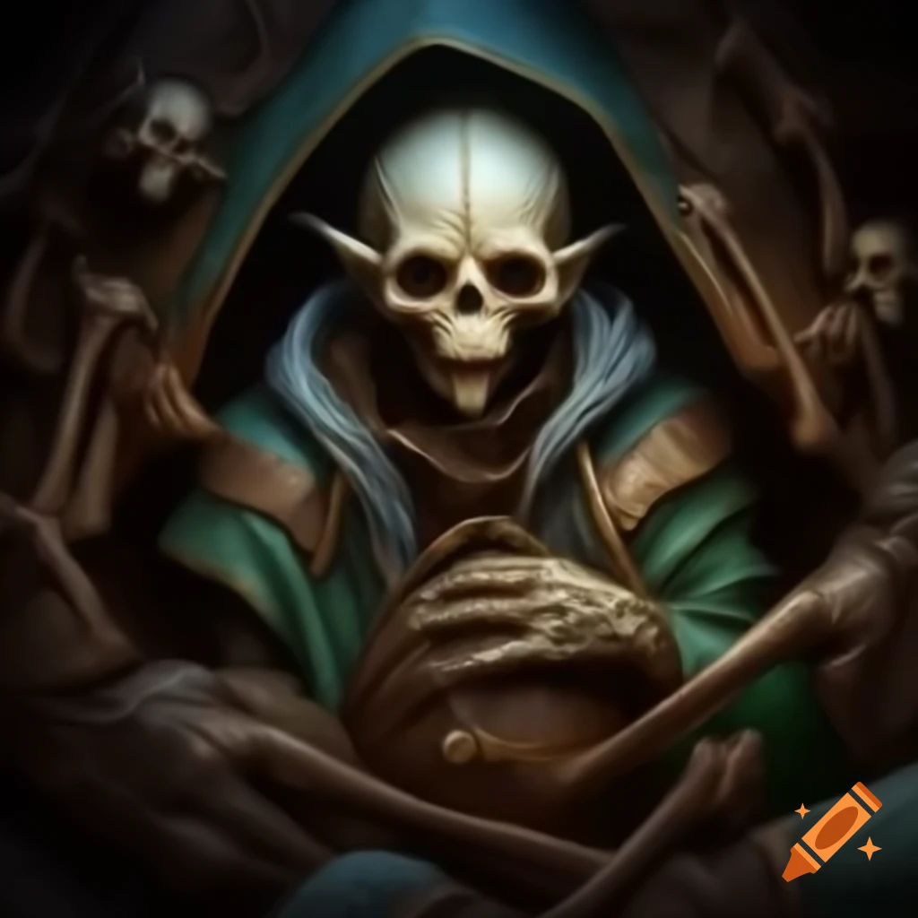 Plasmoid character from Dungeons and Dragons with skeleton inside on ...