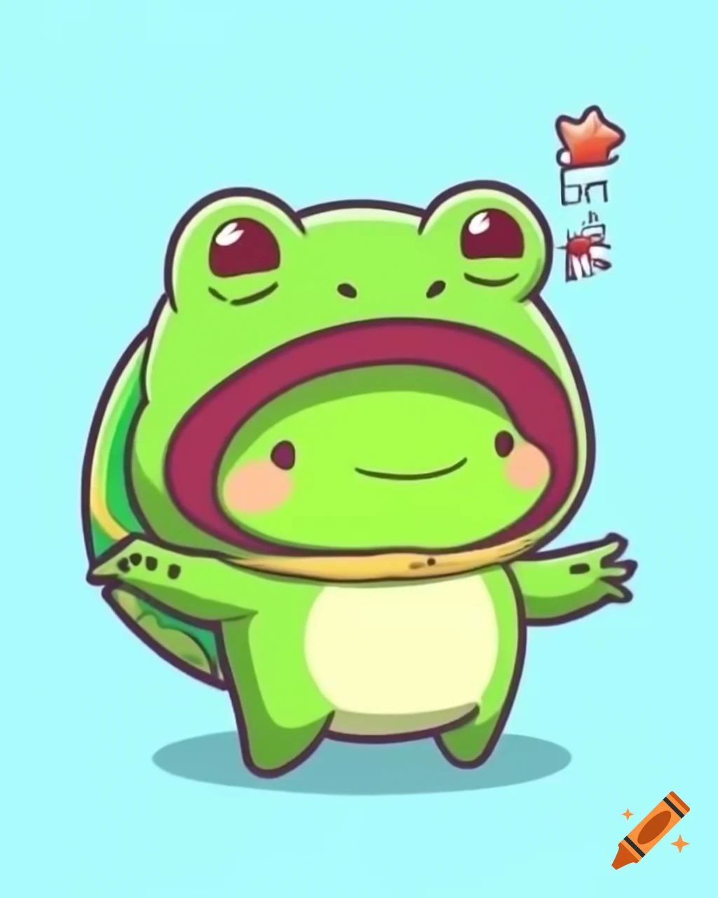 Alien frog concept art on Craiyon