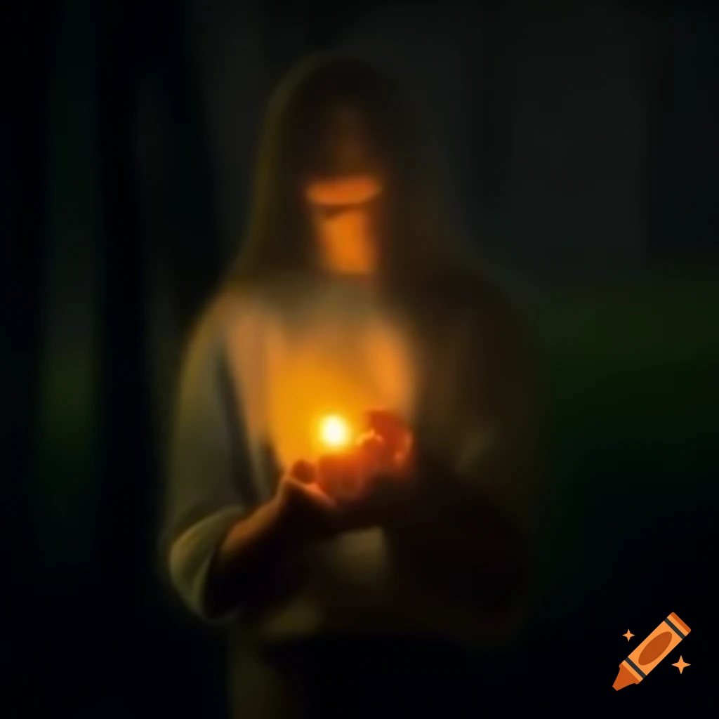 Abstract concept of revelation and hiding with light on Craiyon