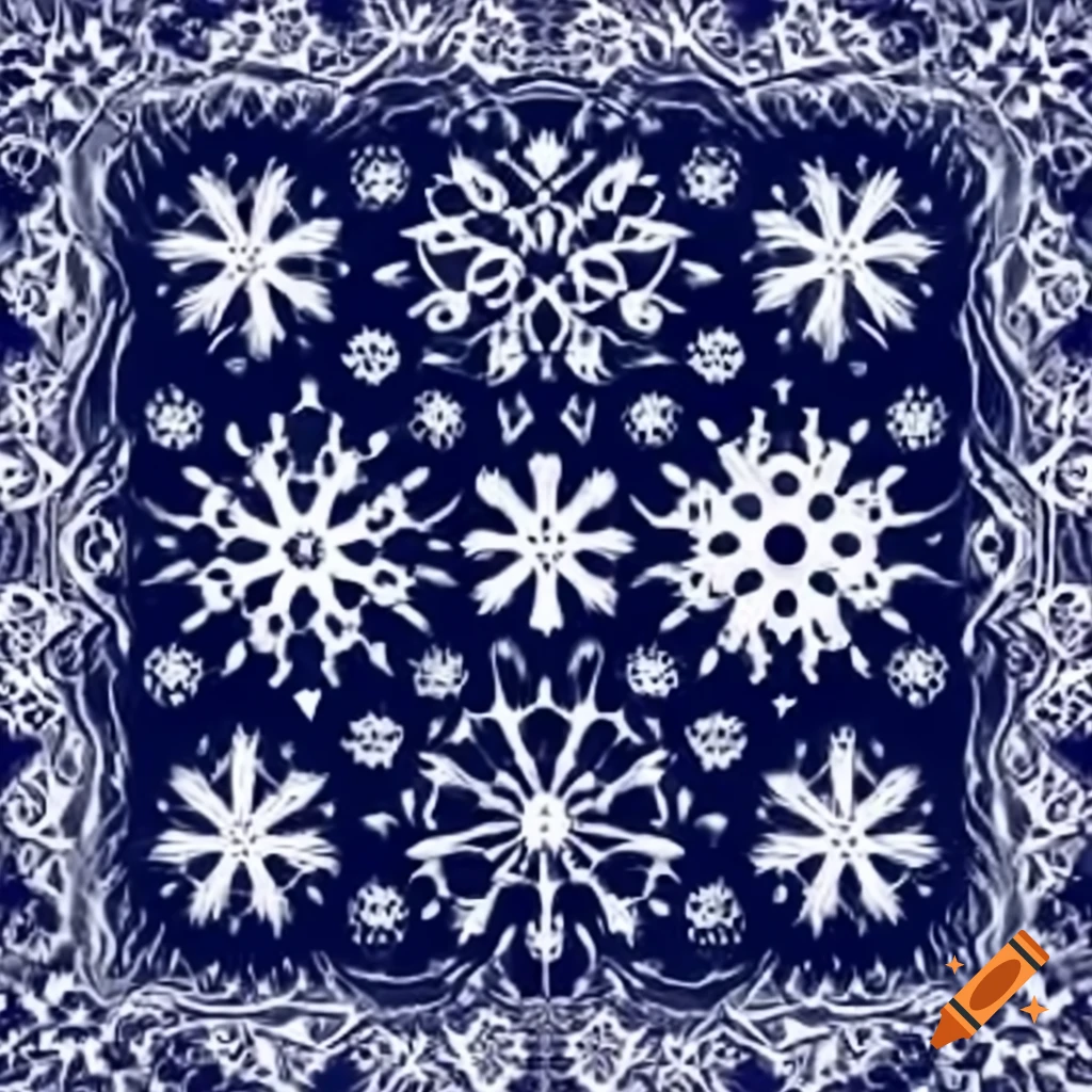 Russian folk art snowflakes in Zarubin style for Christmas card ...