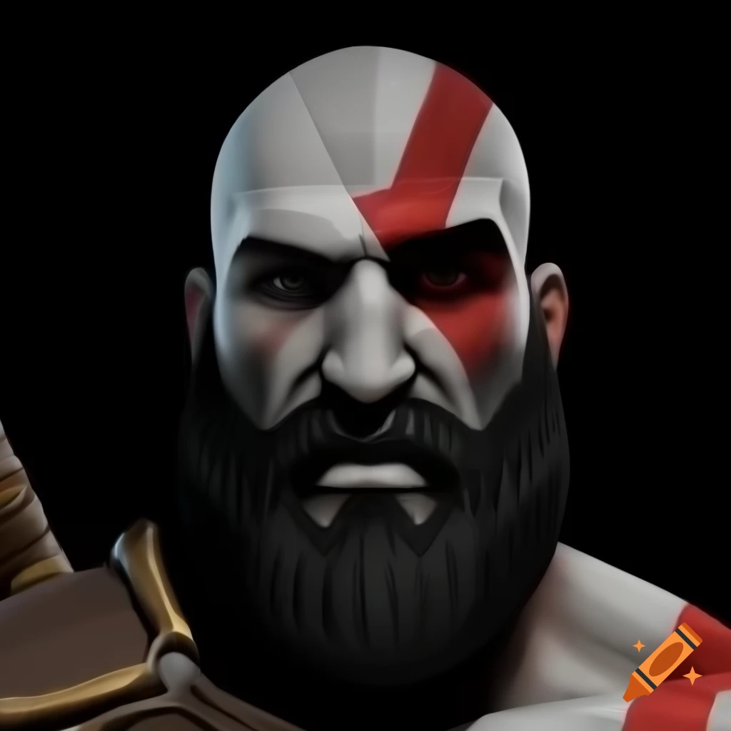Retro homage to god of war with pixelated playstation 2 graphics ...