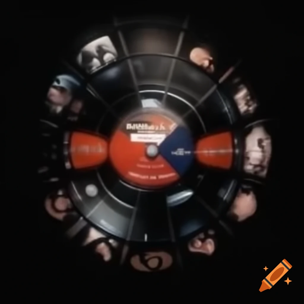 Pop music album cover featuring vibrant colors and modern design on Craiyon