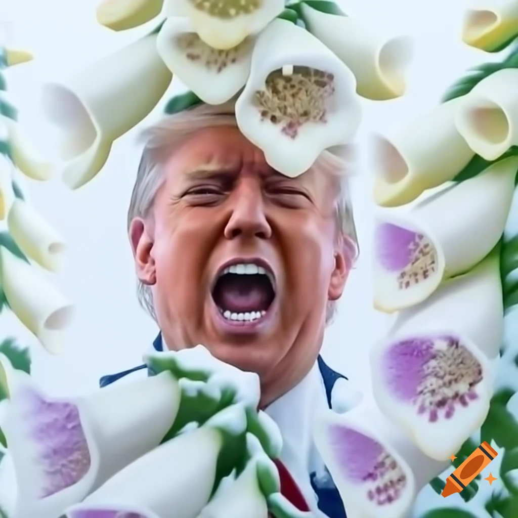 Humorous depiction of Donald Trump inside a snow globe during a ...