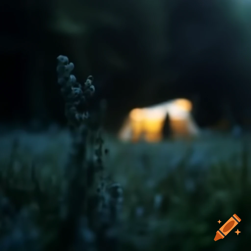 Chill night atmosphere in nature on Craiyon