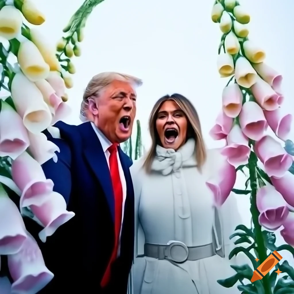 Hilarious scene of Donald Trump and Melania frozen in a snowglobe with ...