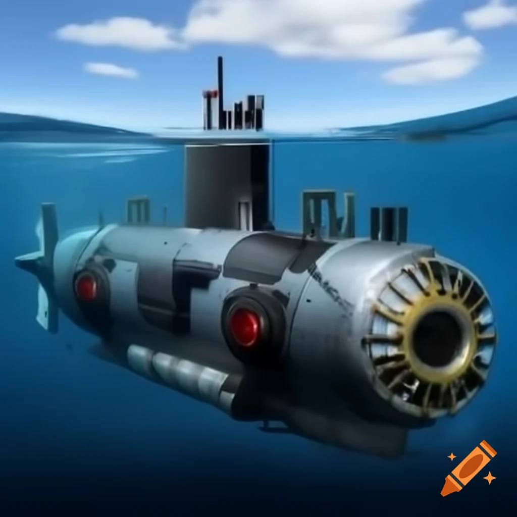 Advanced submarine design for deep-sea exploration featuring ...