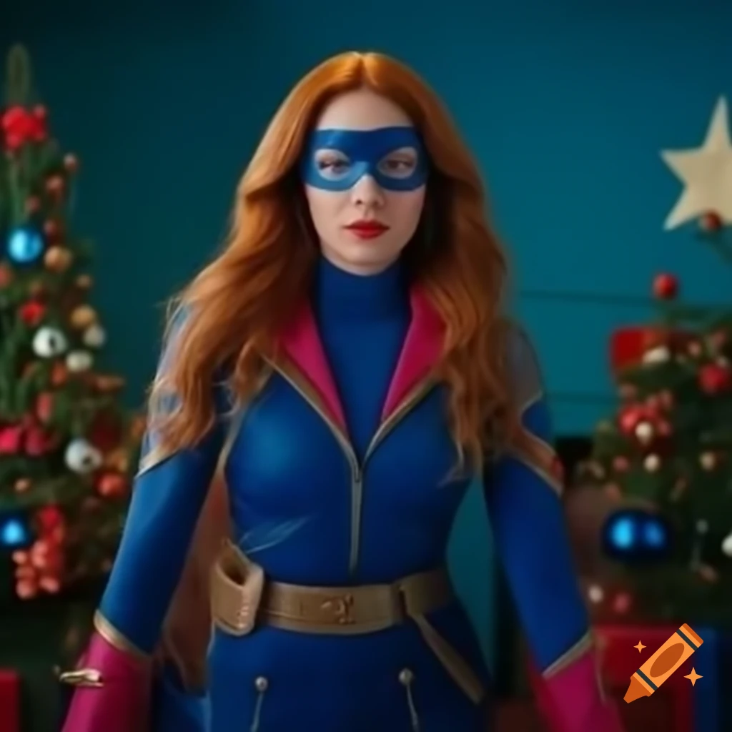 Superhero THE SWAN SONG swimming, themed for New Year's Eve and Seventh ...