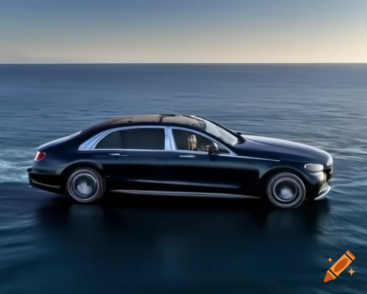 2025 mercedes-maybach v-class landaulet cruising along california coast ...