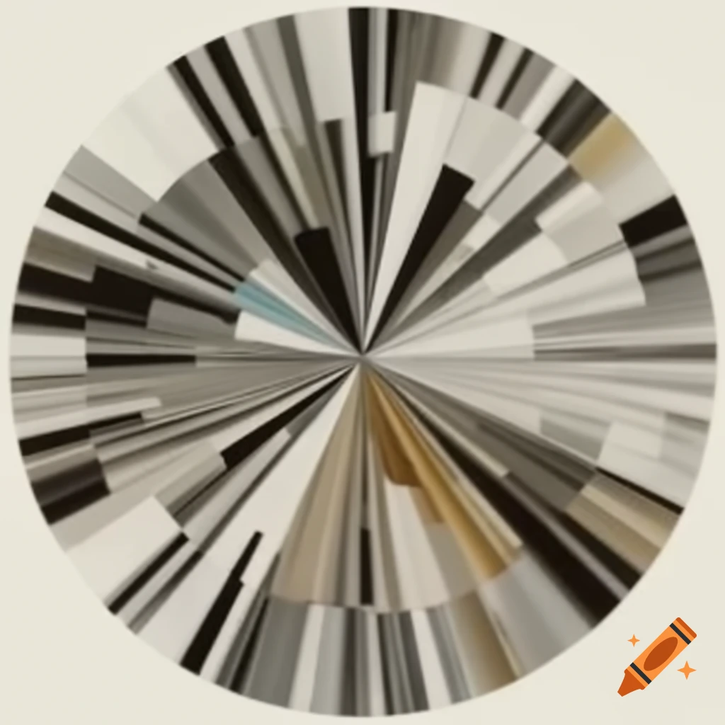 Abstract representation of the circle of time on Craiyon