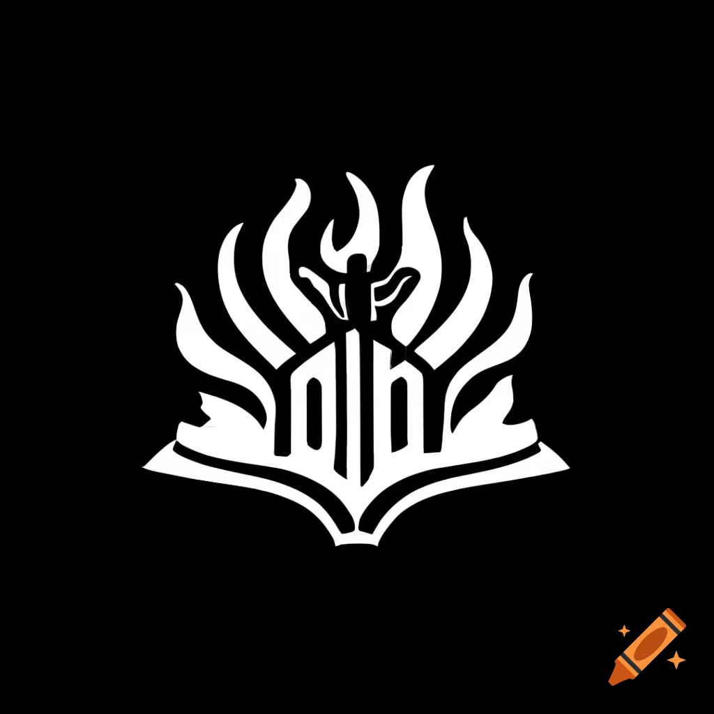 Stylized band logo for post-hardcore punk featuring ghosts and a ...