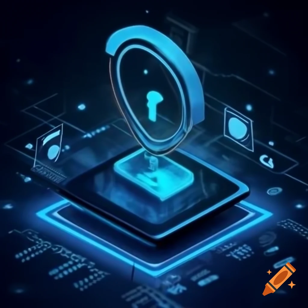 Celebratory image for 2025 focusing on cybersecurity themes on Craiyon