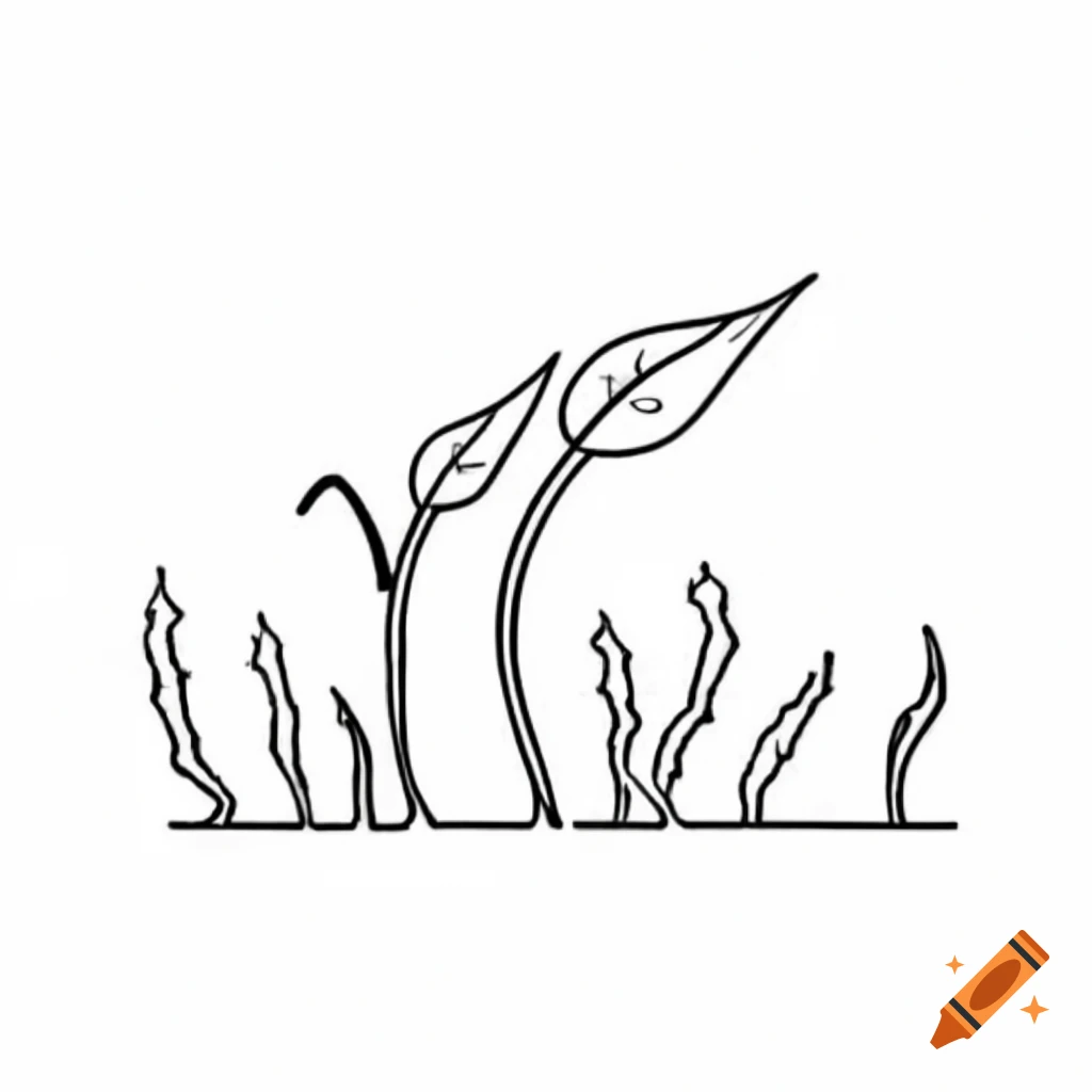 Drawing of a field illustrating crop rotation with legumes and grains ...
