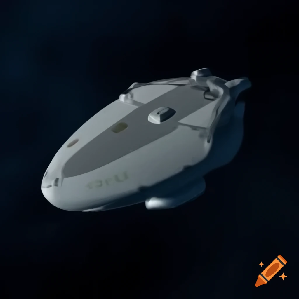 Small interceptor class spaceship with a blunted nose on Craiyon