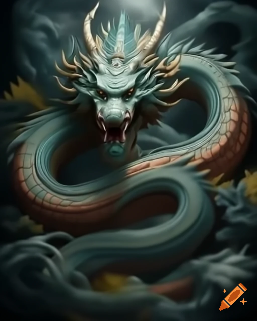 Chinese dragons symbolize wisdom, power, and good luck in culture on ...