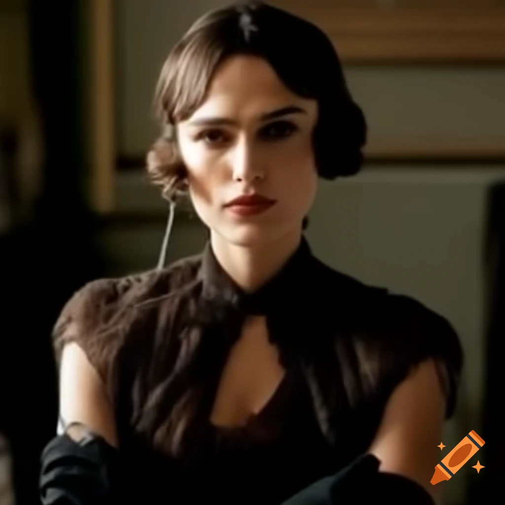 Keira Knightley in 1920s flapper attire, full body shot on Craiyon