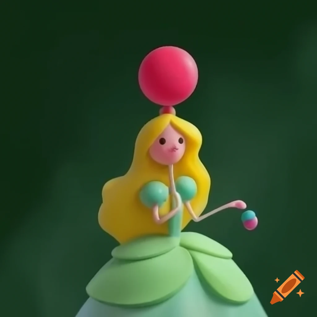 Whimsical lollipop princess character with lollipop head on Craiyon