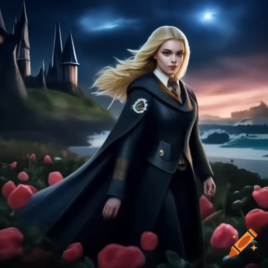 Mystical landscape blending wizarding world and Greek mythology elements on Craiyon