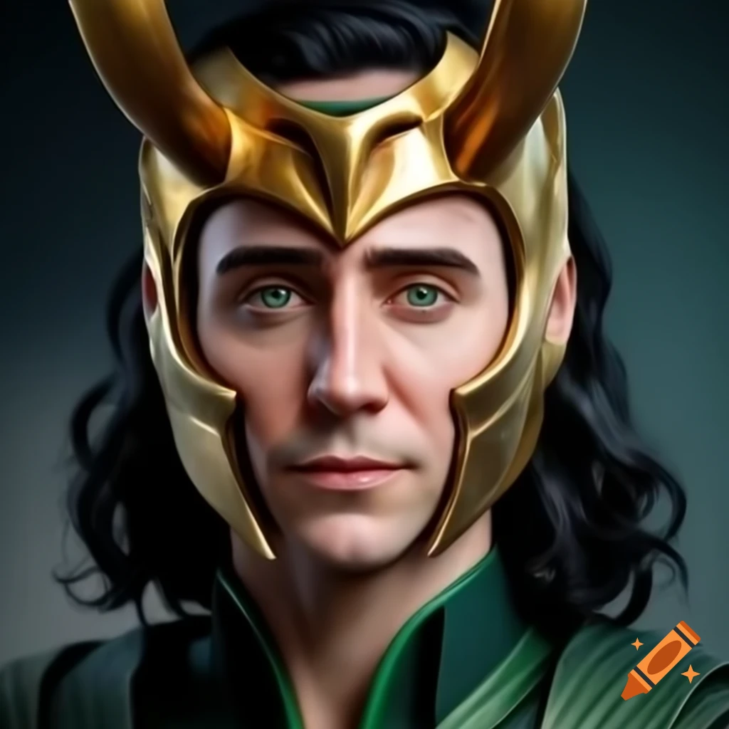 Realistic Renaissance portrait of Loki character on Craiyon