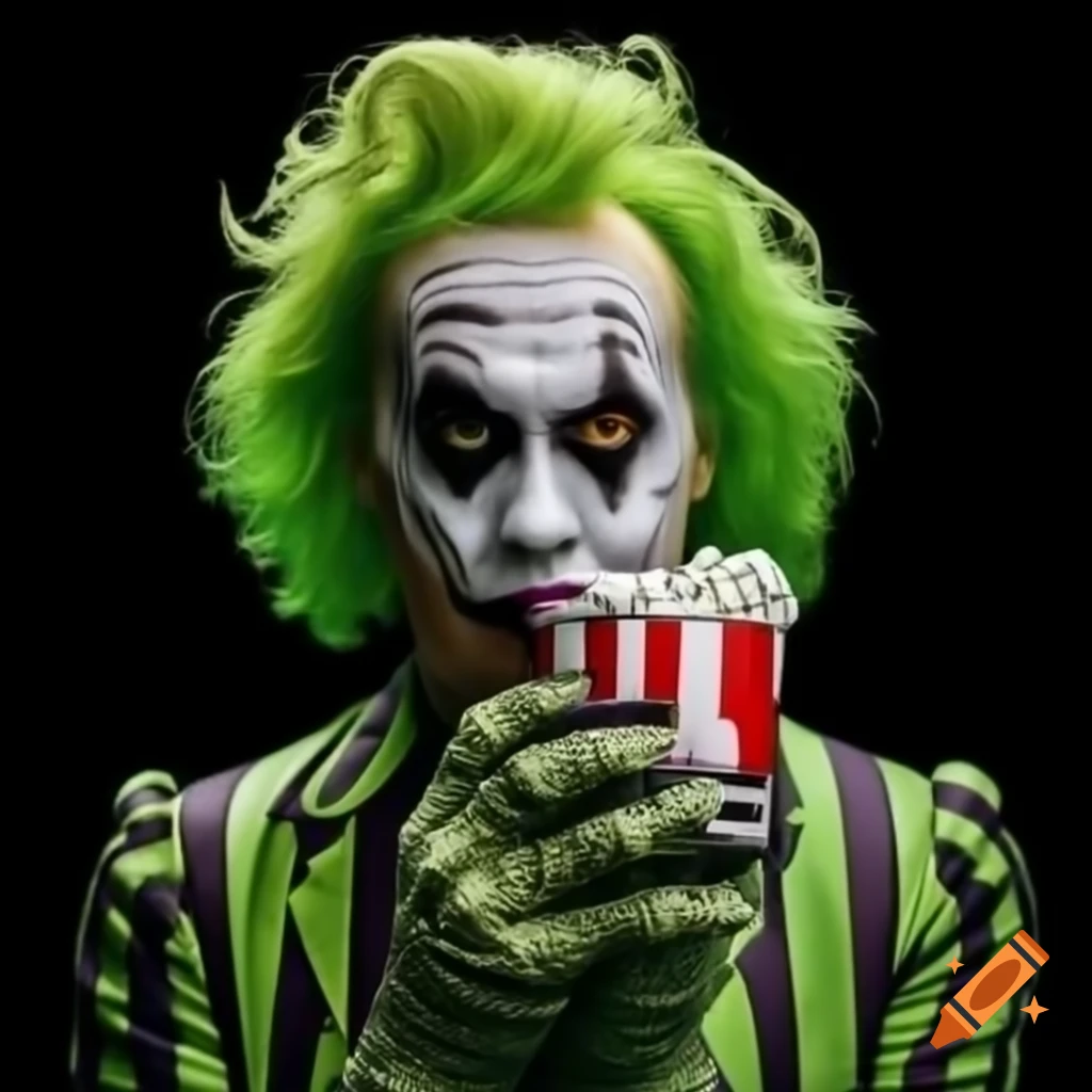 Character with KFC bucket on head in humorous scene fighting zombies on ...