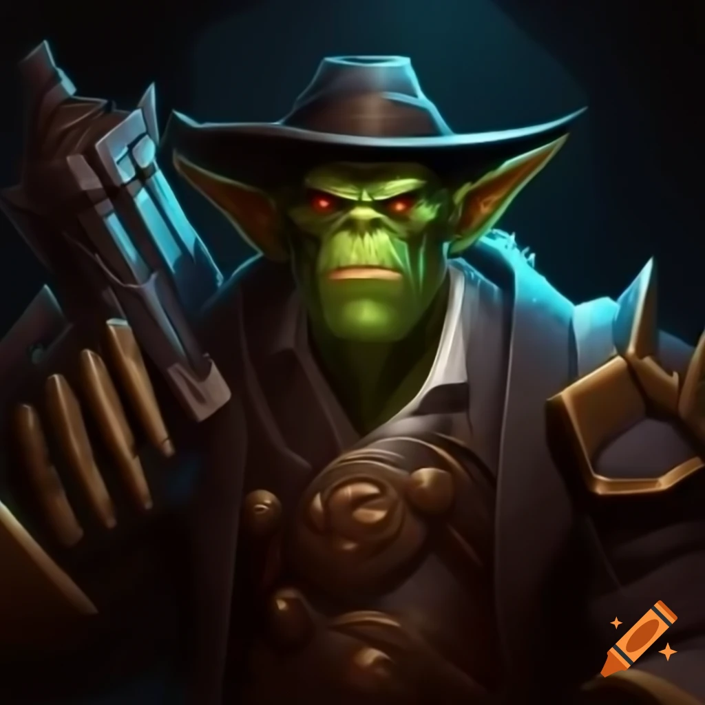Hobgoblin from World of Warcraft in weaponized bowler hat and suit on ...