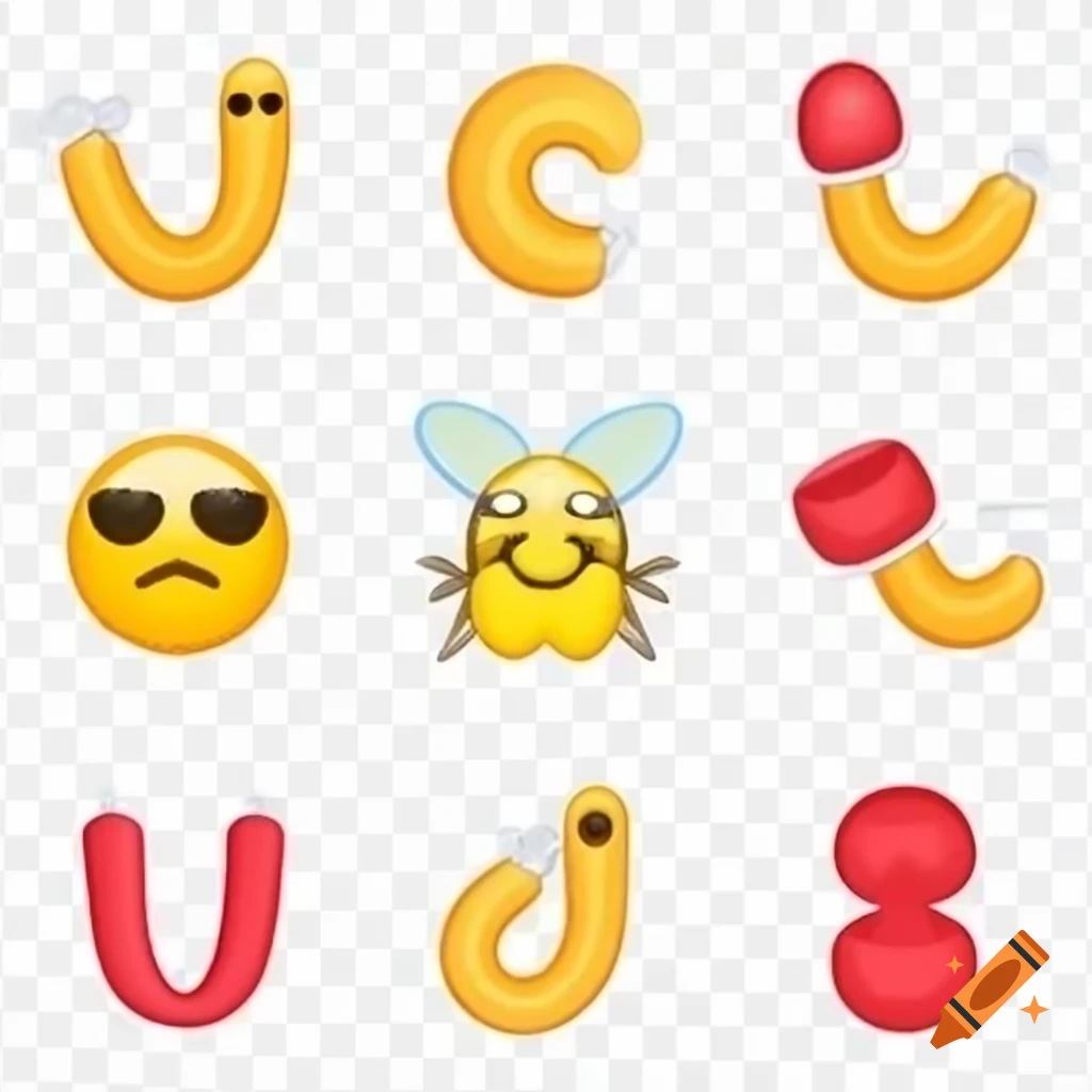 Nine new unicode emojis for 2025 including unique items on Craiyon
