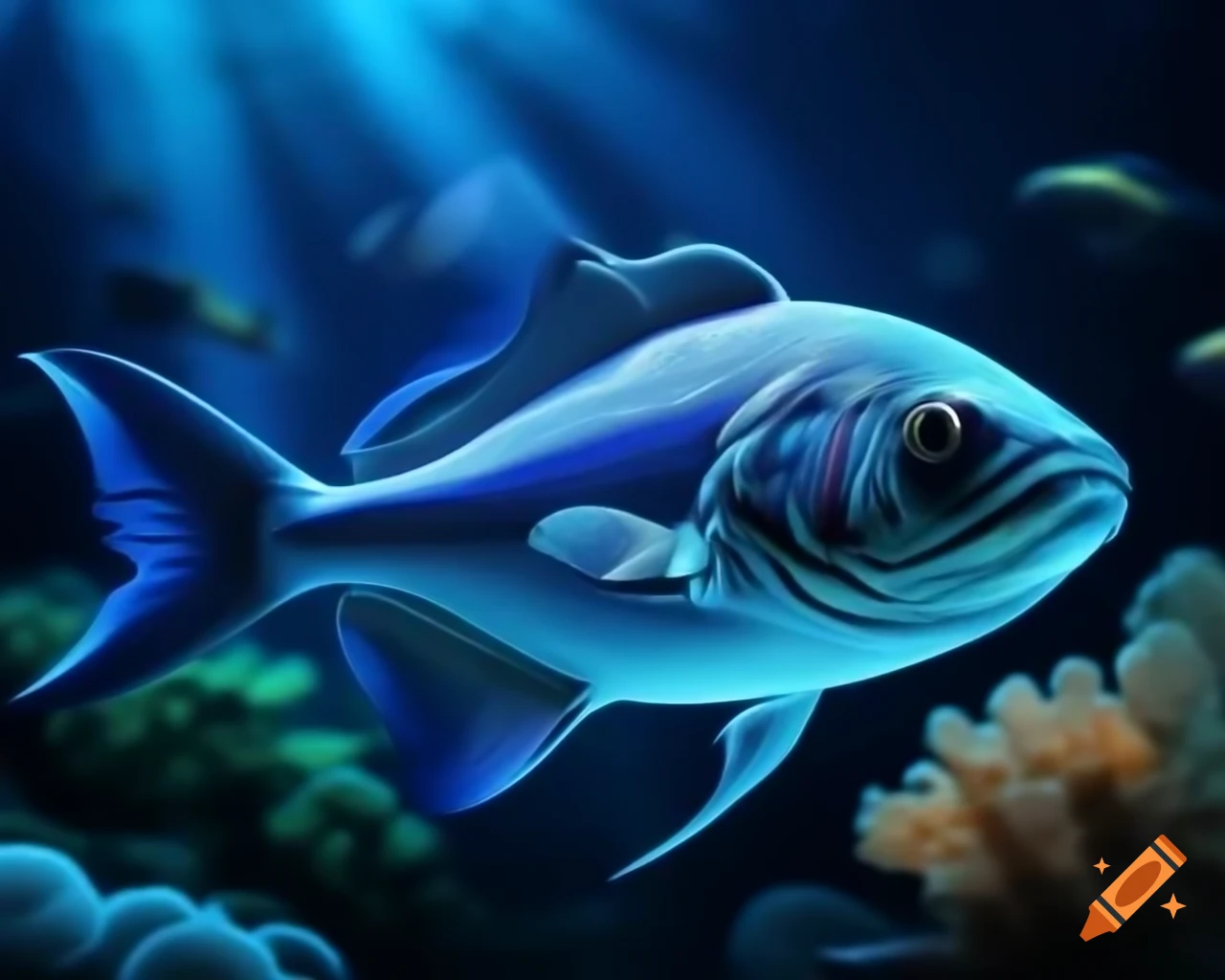 Highly detailed abstract portrait with maximum sharpness and clarity on ...