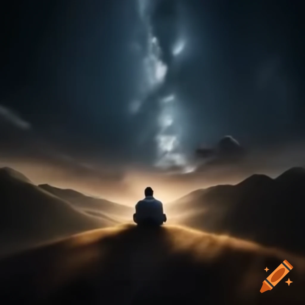 Illustration depicting a transformation from a traumatic situation with ...