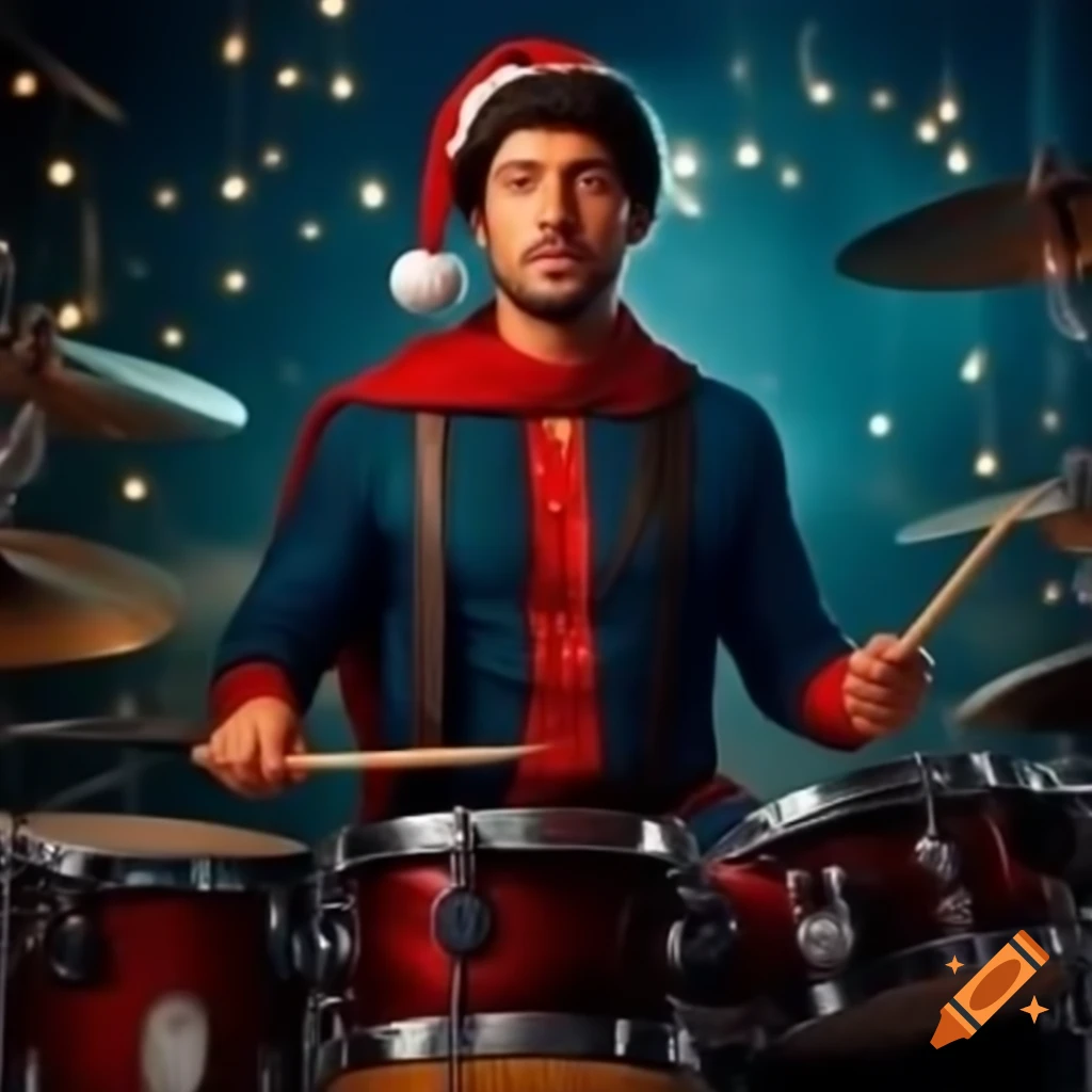 Superhero character 'The Drummer' representing the Twelfth Day of ...