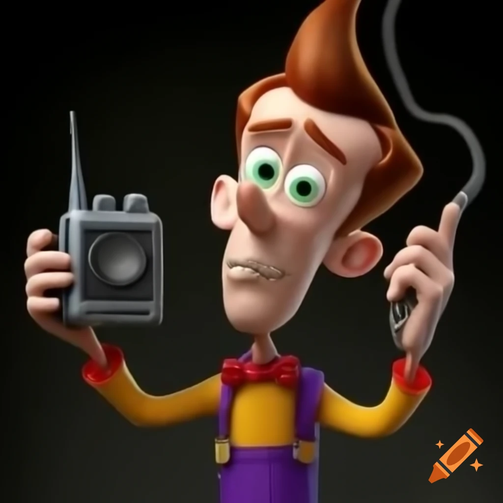 Character inspired by Filthy Frank in Jimmy Neutron style, holding a ...