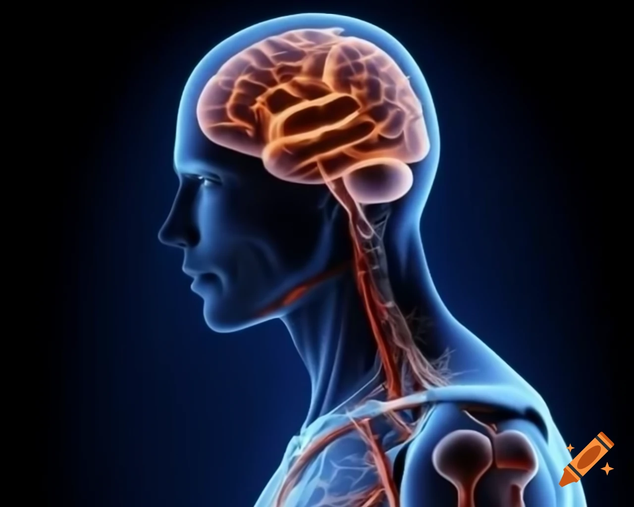 Detailed biopunk portrait in hyper-realistic style on Craiyon