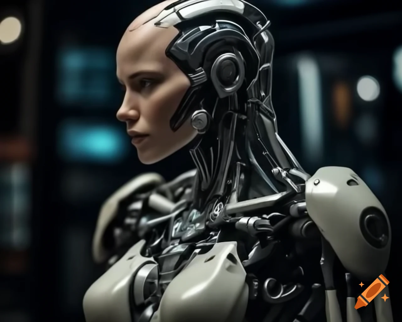 Highly detailed biopunk character portrait on Craiyon