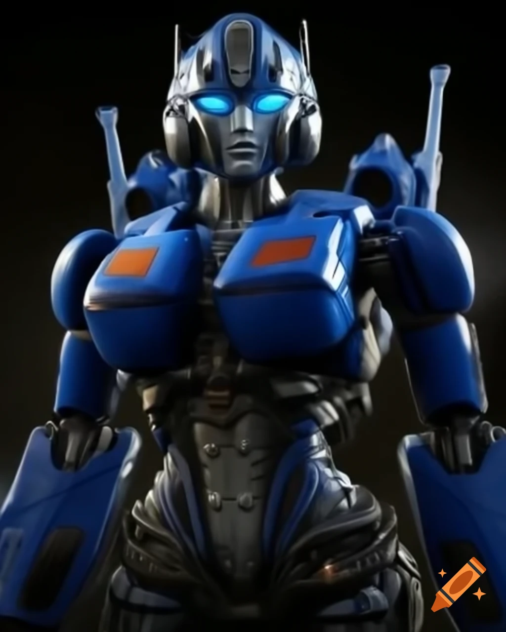 Female autobot character inspired by f-22 raptor with distinctive ...