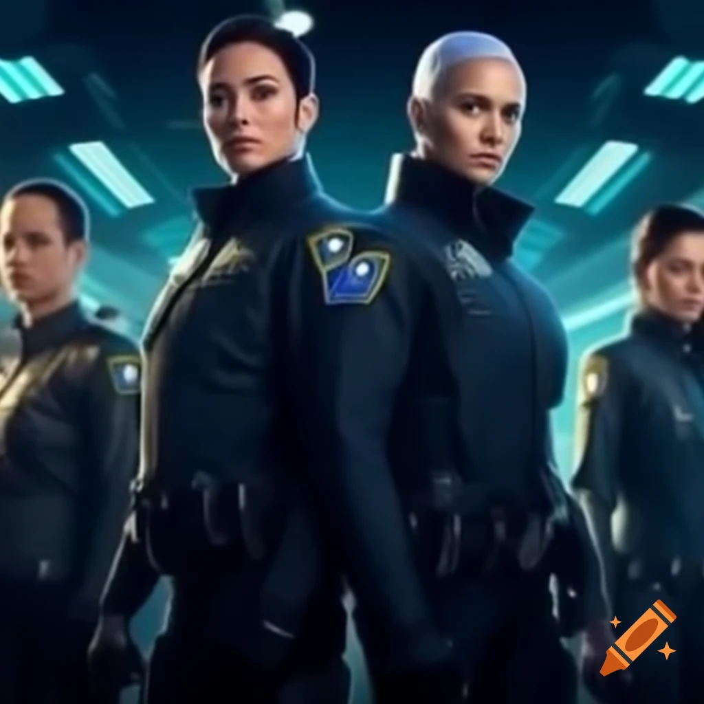 Poster for 'Time Cops' featuring sci-fi police, time-traveling ...