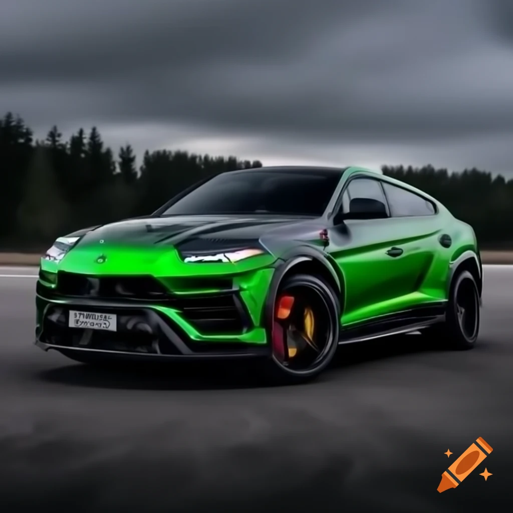 Custom lamborghini urus mansory with round wings in grey, black, and ...