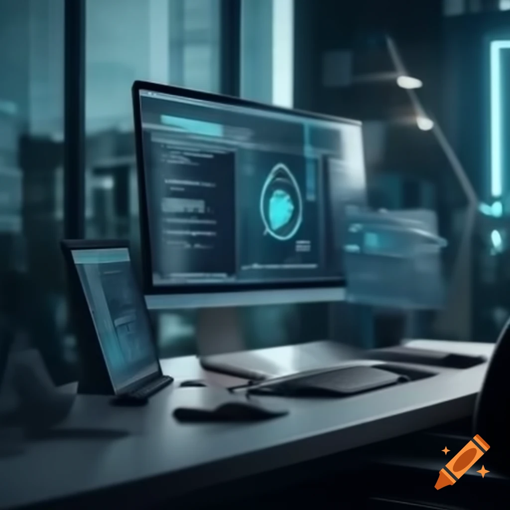 Digital workspace showcasing ai software solutions for small businesses ...