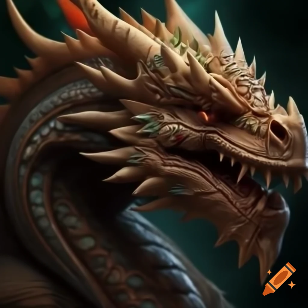 Aztec dragon representation on Craiyon