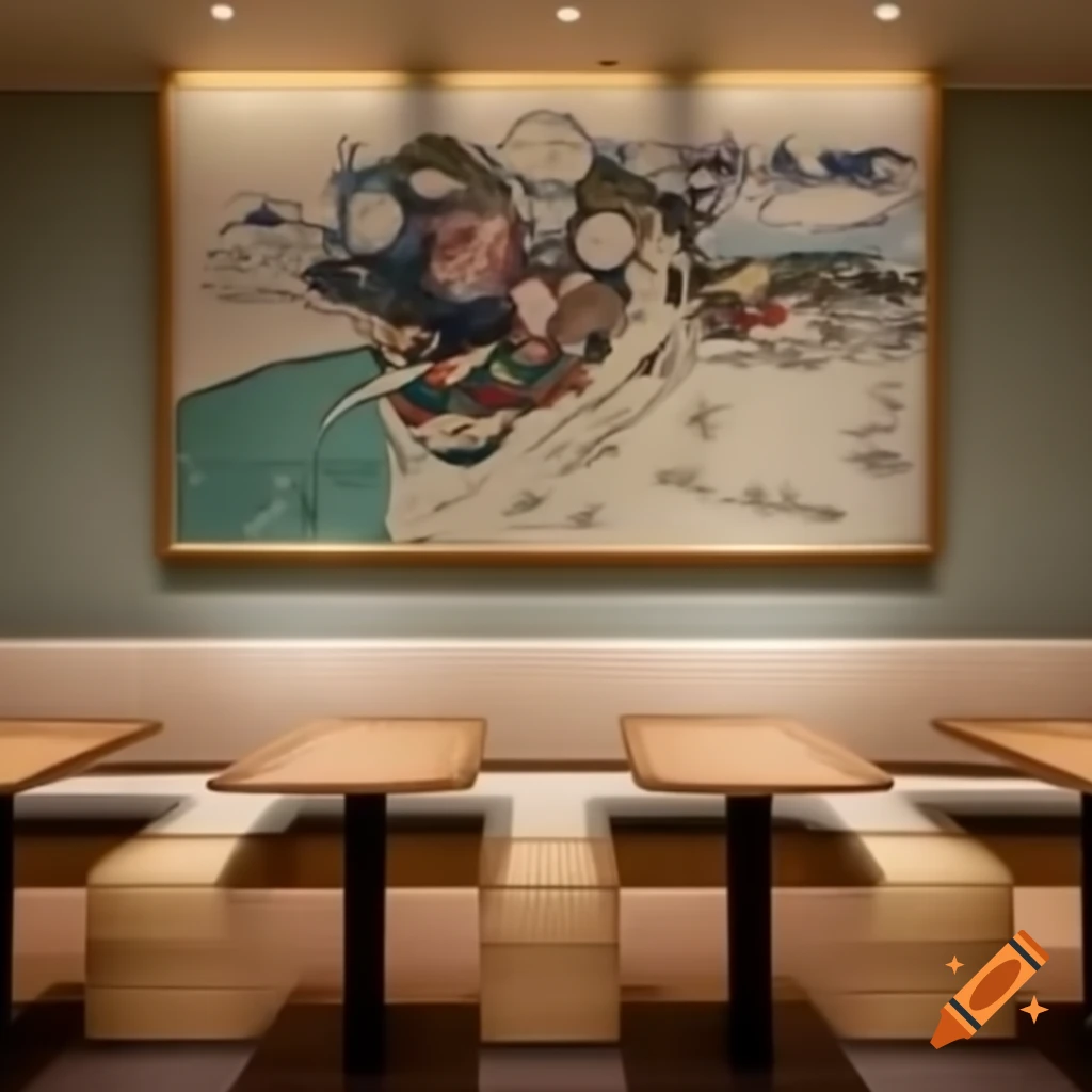 Mood board for "Kafka on The Shore" restaurant with magic realism theme ...