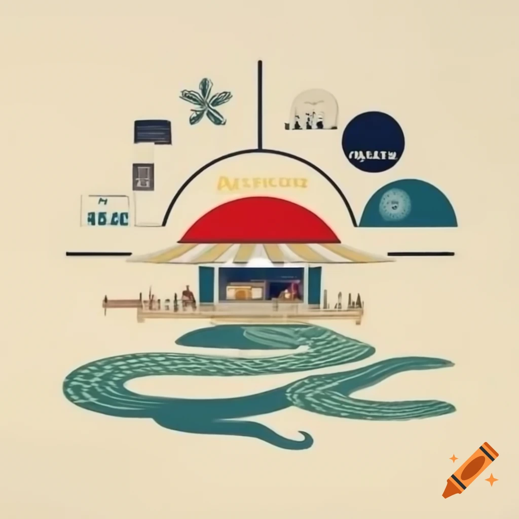 Logo design for 'Kafka on The Shore' restaurant with magic realism ...