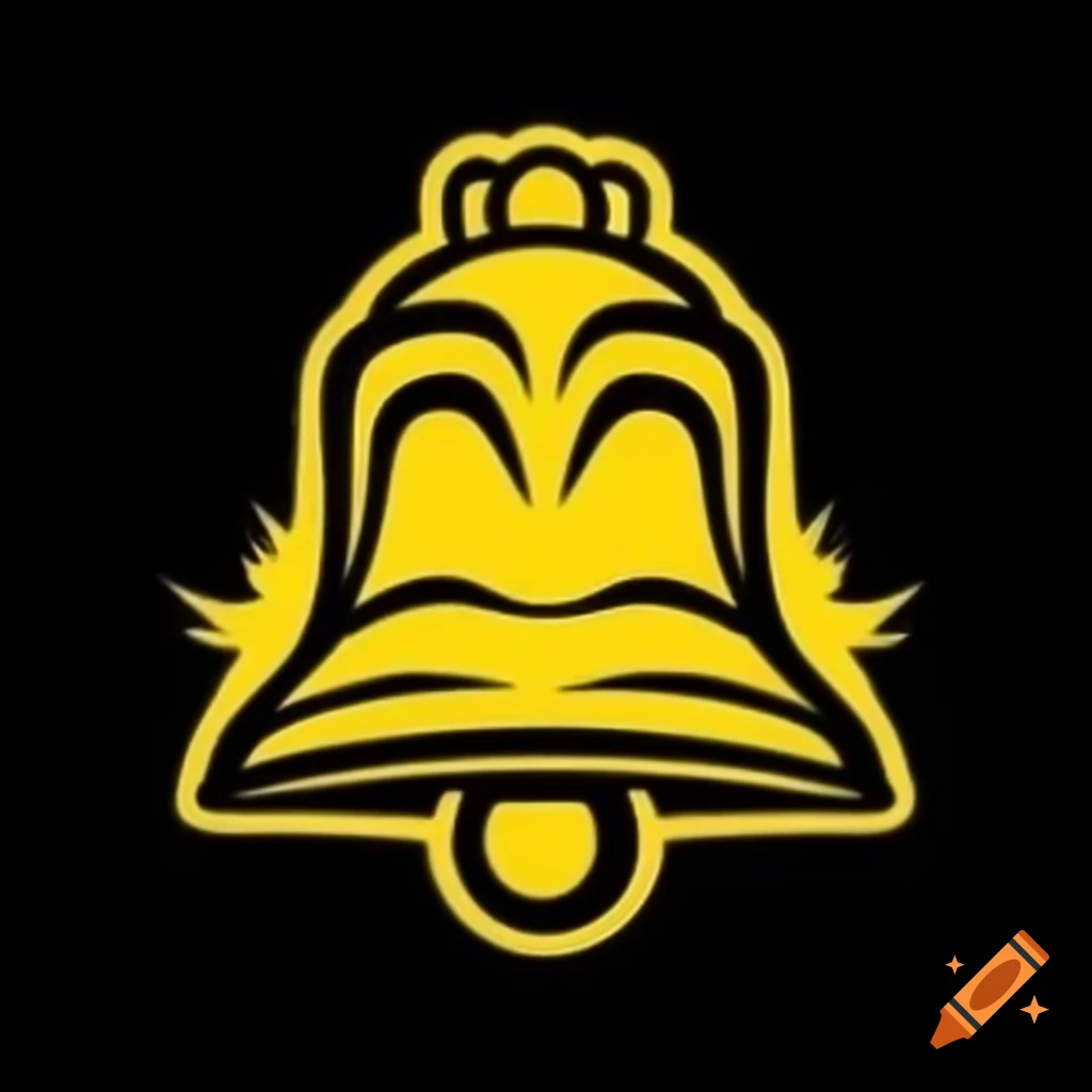 Wrestling bell logo design on Craiyon