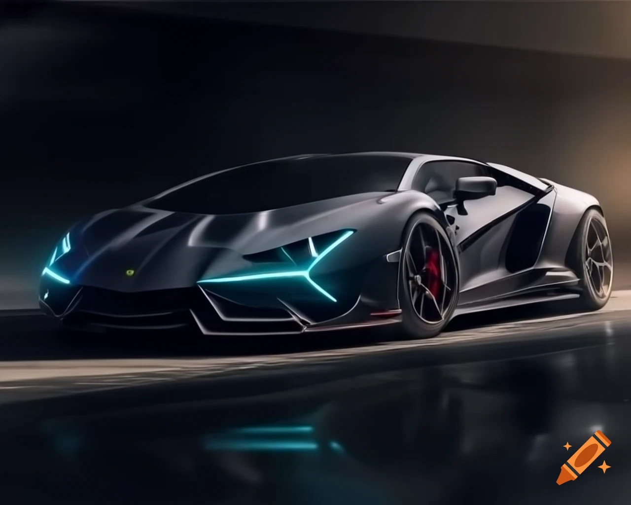 Lamborghini Vampiro 2027 hypercar design showcasing aggressive angles ...