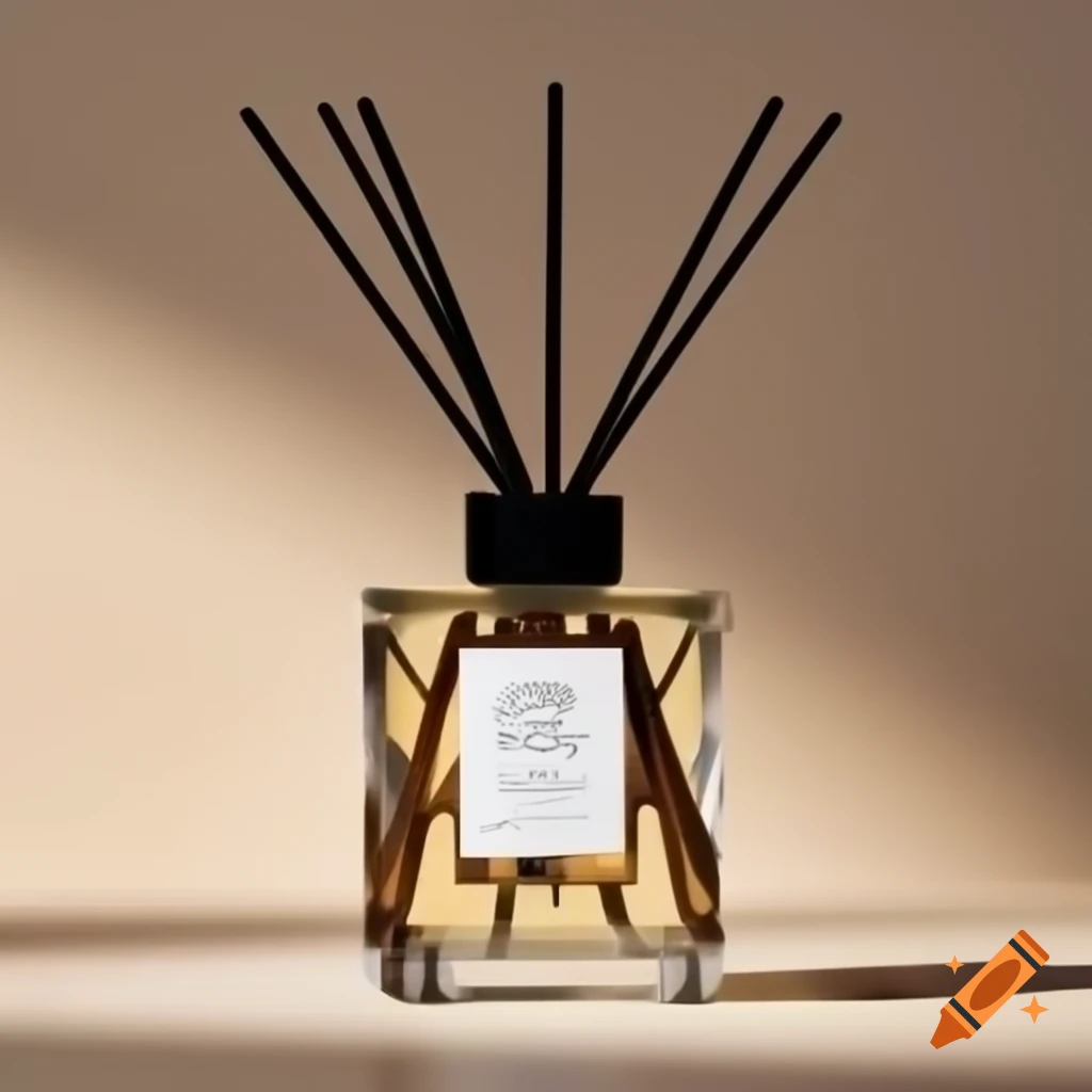 Sleek and luxurious square reed diffuser bottle design for aduwham on ...
