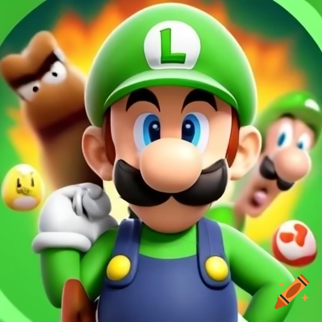Luigi character from Nintendo games on Craiyon