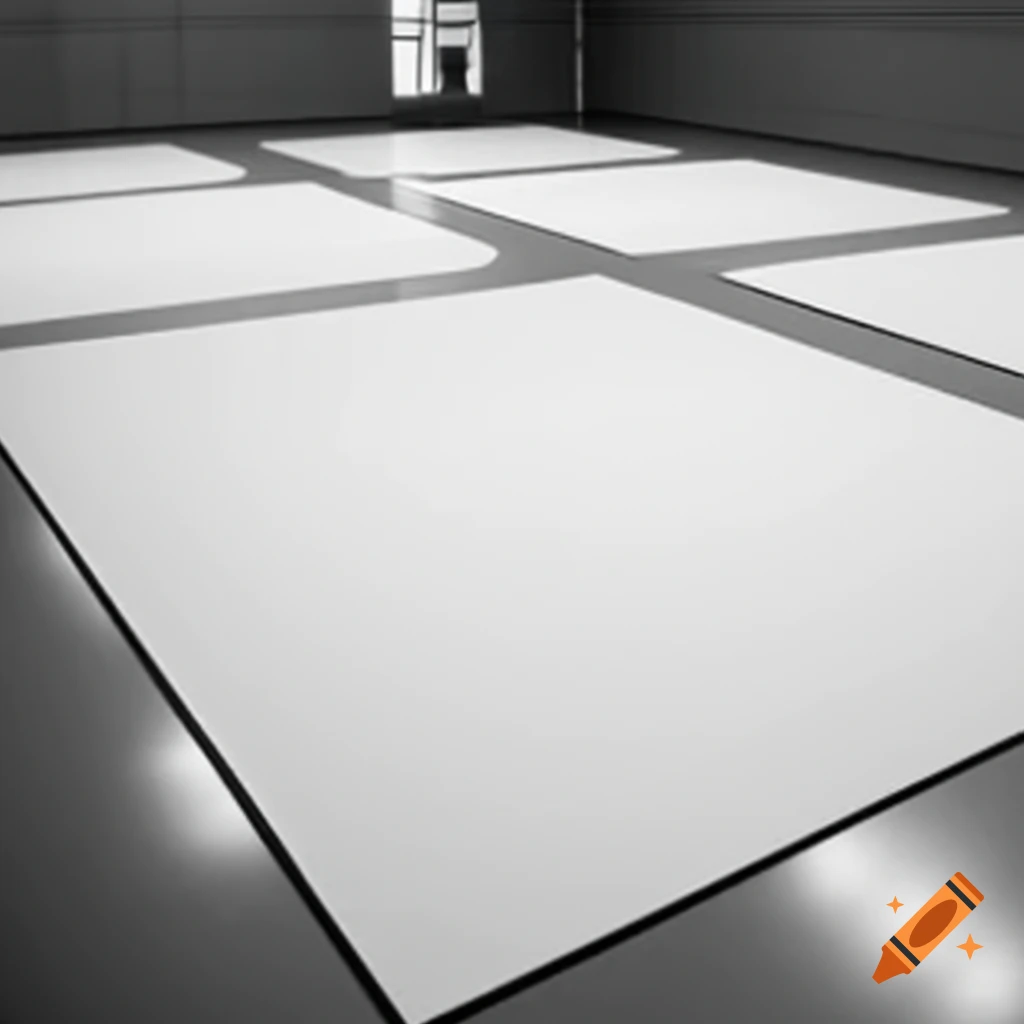 Dojo interior with heavy bags and connected floor mats for coloring on ...