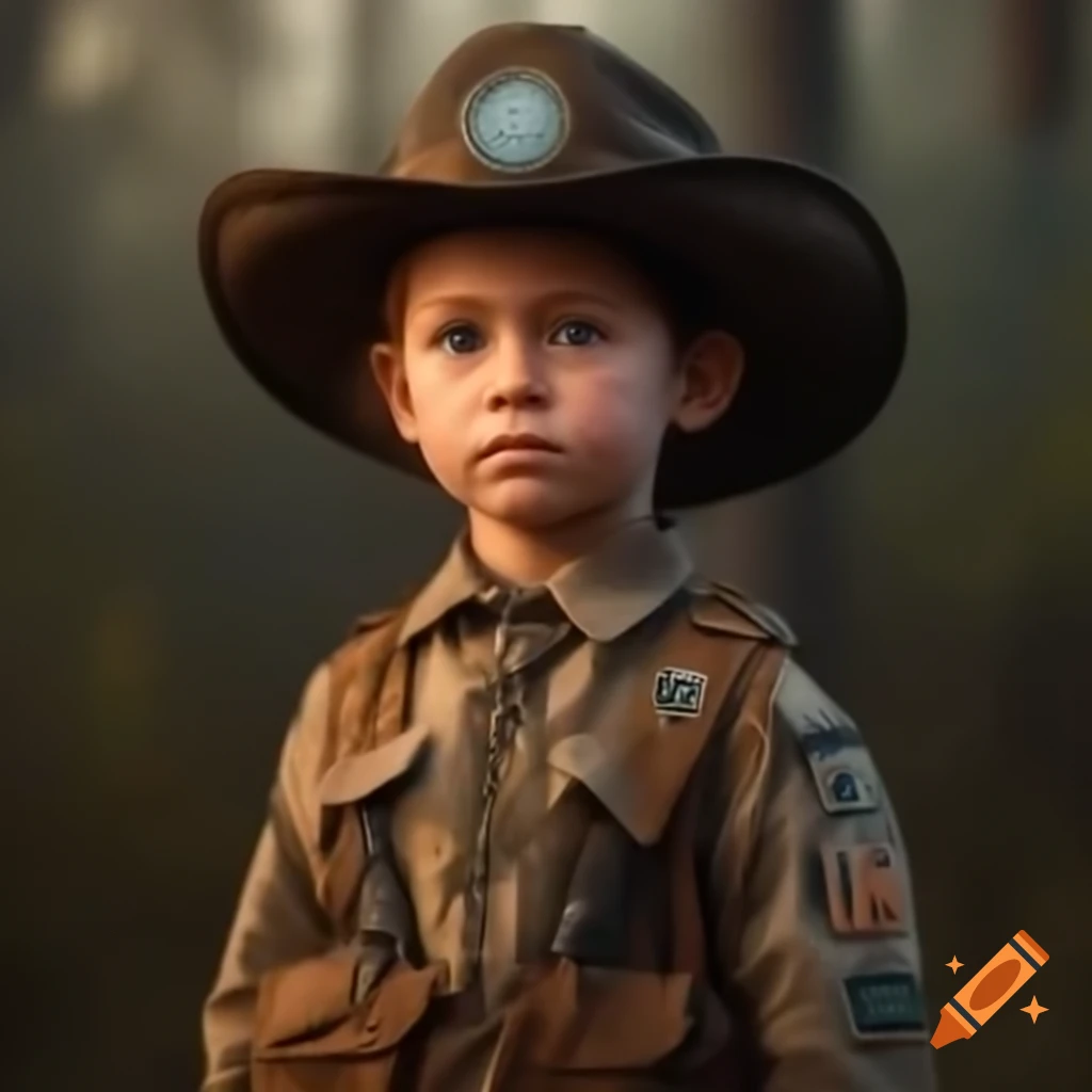 Child dressed as hunting officer inspired by historical figure Carol 1 ...