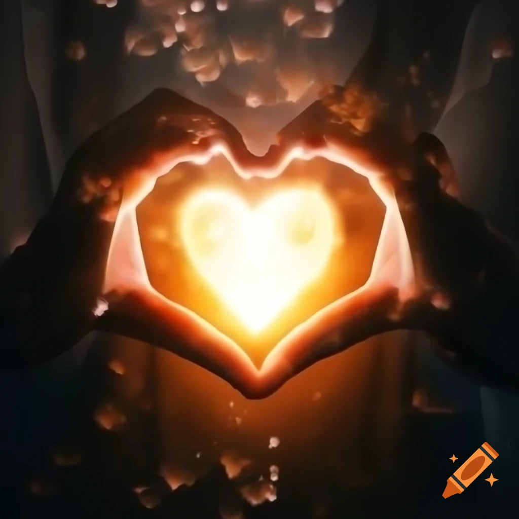 Abstract representation of the soul emitting warmth and light on Craiyon