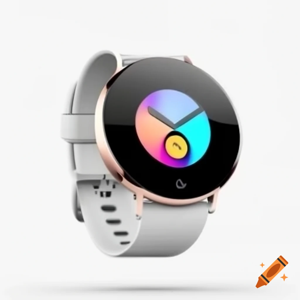 Minimalist smartwatch designed for menstrual health tracking with ...